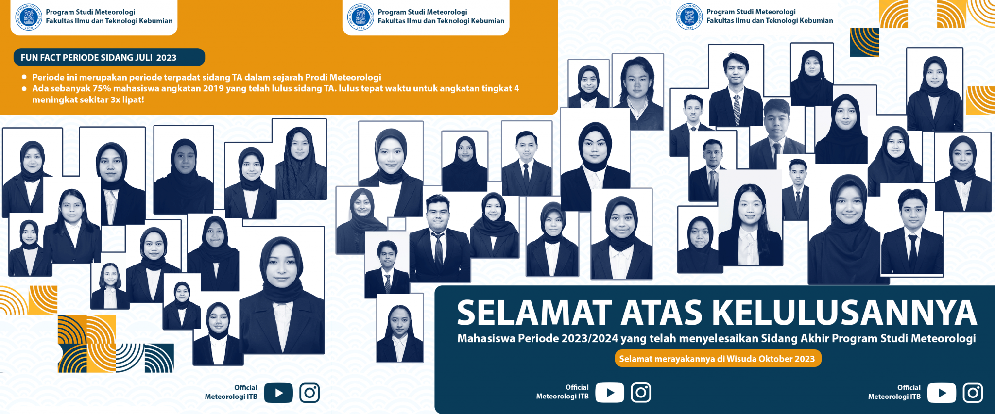 Berkat Dedikasi dan Kerja Keras, 43 Mahasiswa Prodi Meteorologi ITB ...